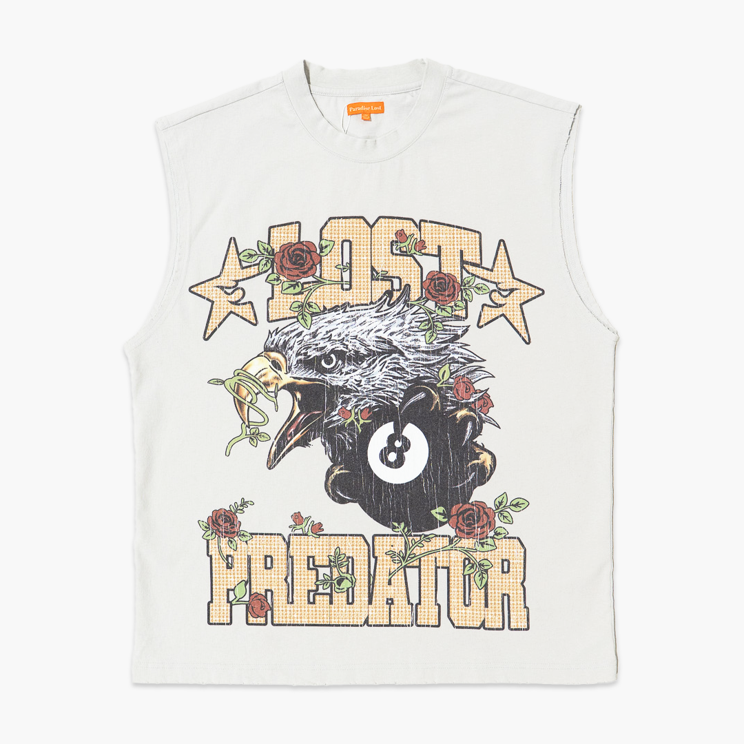 Predator Path Muscle Tee Cream – PARADISE LOST MIA